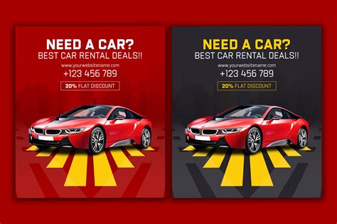 Car Banner Templates Graphic By Lazy Ant · Creative Fabrica