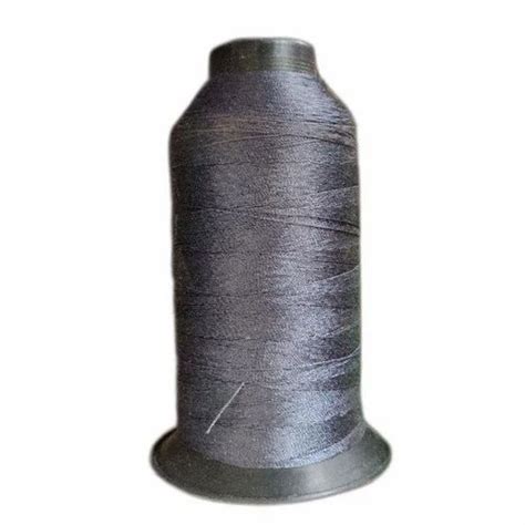 Spun Grey Polyester Dyed Thread For Textile Industry At Best Price In