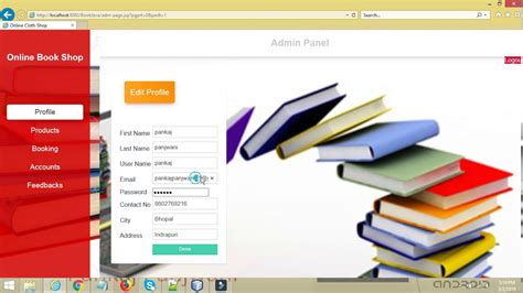 online book shop java project youtube