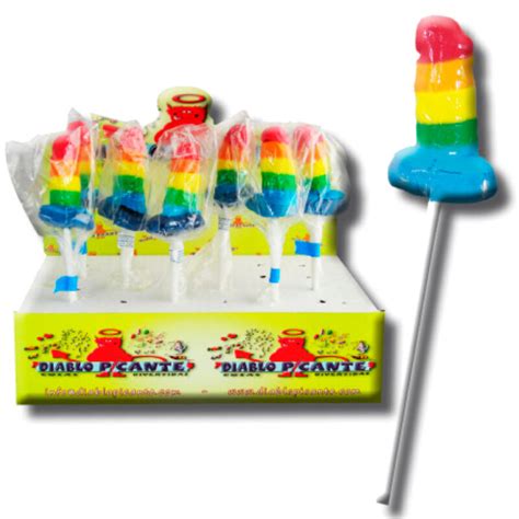 Pride Gummy Lollipop Penis Lgbt