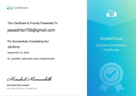 Jawad Irfan On Linkedin Jenkins Ci Devops Automation Kodekloud Continuousintegration