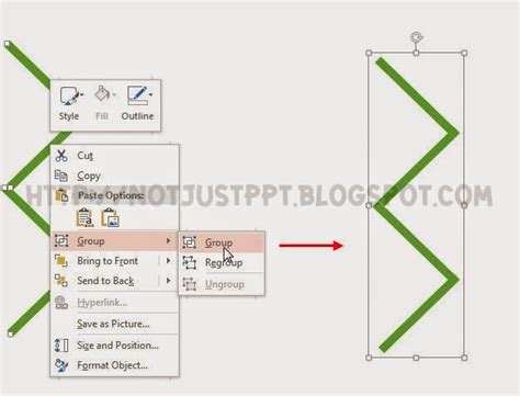 Not Just Powerpoint Ppt การทำเส้น Zig Zag ซิกแซก บน Powerpoint
