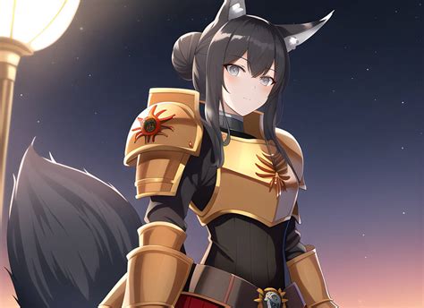Fox Girl In Armor By Imzigs On Deviantart