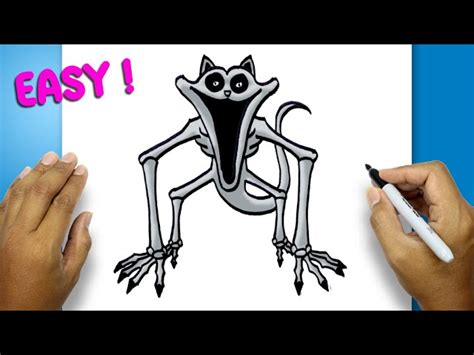 How To Draw Nightmare Catnap From Poppy Playtime Chapter Smiling Critters Drawing Videos