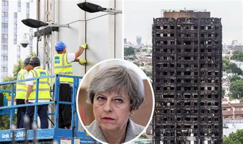 Grenfell Cladding Scandal As Nhs Warn About Hospital Safety And Council Costs Theresa May Uk