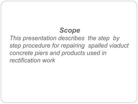 A2 Pier Rectification Work Pptx