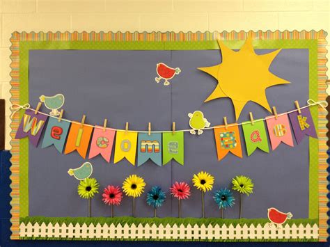 Welcome Back To School Bulletin Board Ideas For Preschool Pinterest