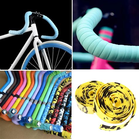 핸들 바 테이프 자전거 스티어링 휠 커버 사이클링 도로 자전거 핸들 고무 스피닝 바 테이프 도로 자전거 액세서리 고품질