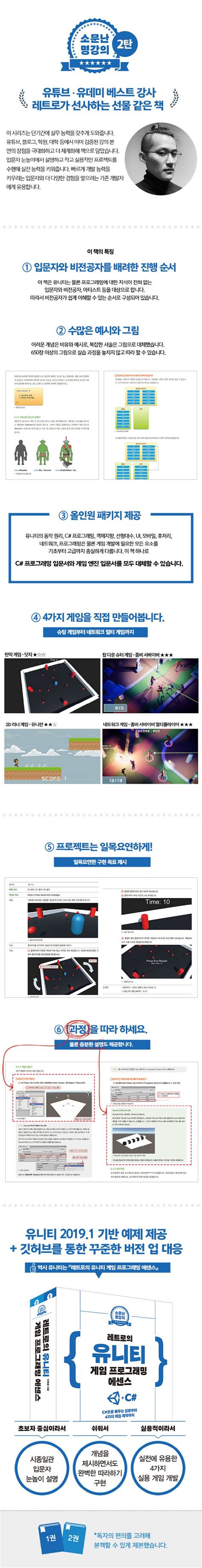 레트로의 유니티 게임 프로그래밍 에센스 이제민 교보문고