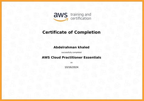 Aws Cloudcomputing Certification Learningjourney Professionalgrowth Abdelrahman Khaled