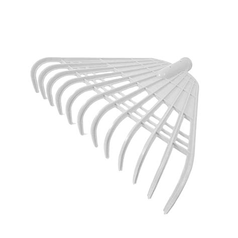 Harlier Plastic Rake Small Garden Rake 17 Wide Leaf Rake For Shrub