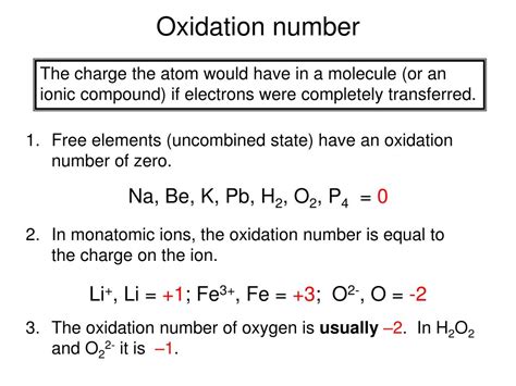 PPT Oxidation Number PowerPoint Presentation Free Download ID