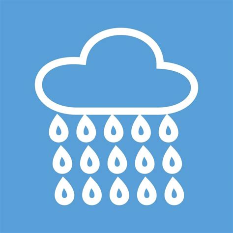 Raining Line Color Background Icon 16729462 Vector Art At Vecteezy