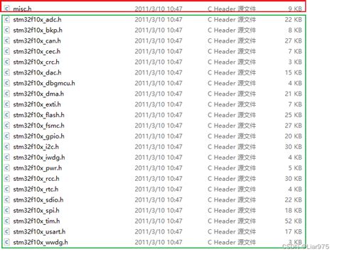 Stm32f10x利用库函数启动项目的各文件介绍stm32misc文件 Csdn博客