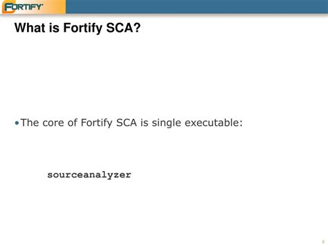 Ppt Fortify Sca Command Line Interface Powerpoint Presentation Free Download Id9442234