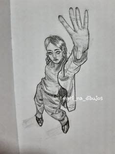 Persona Mirando Hacia Arriba Dibujo