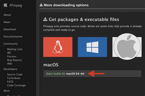 Install Ffmpeg On Macos With Brew Macports And Static Build Tech Qna Gumlet Community