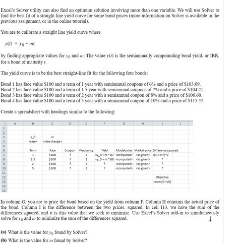 solved excel s solver utility can also find an optimum
