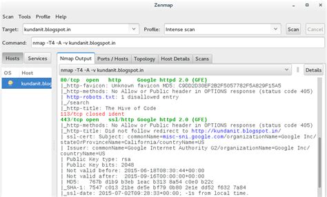 Kundan Chaudhary Tcp Scanning Using Nmap