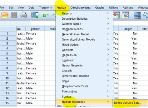 Multiple Response Analysis Using Spss Multiple Response Analysis Using Spss
