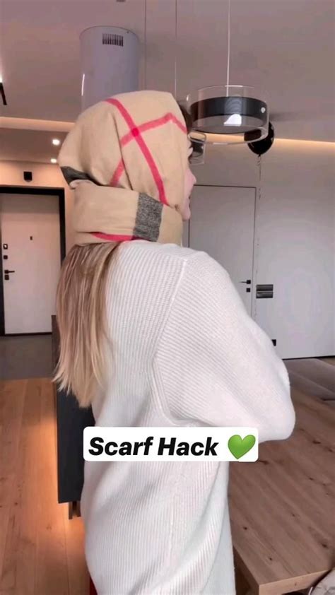 Scarf Hack 💚 Winter Fashion Hack And Tips ️ How To Wear A Scarf Scarf