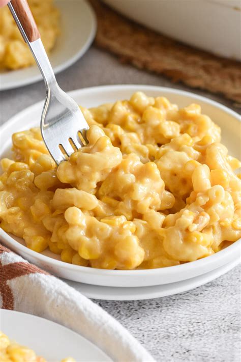 Macaroni Corn Casserole Oven Or Crock Pot