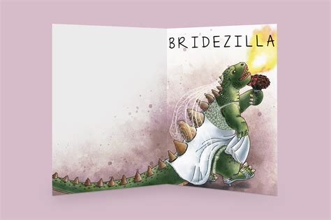 Bridezilla Funny Wedding And Newlywed Card Explicit Contents