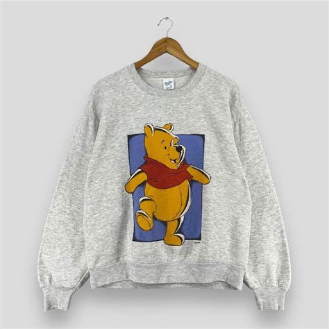Vintage 1990s Winnie The Pooh Crewneck Sweatshirt Medium Velva Sheen