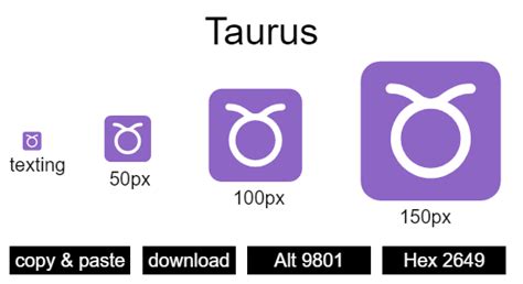 Taurus Emoji And Codes