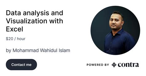Data Analysis And Visualization With Excel By Mohammad Wahidul Islam