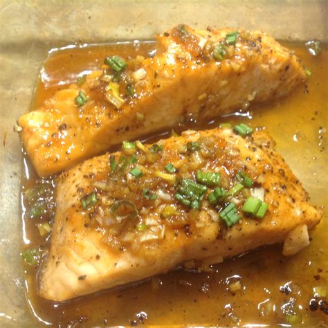 Honey Garlic Glazed Salmon Recipe Allrecipes