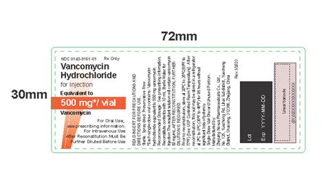 Vancomycin Hydrochloride Injection Powder For Solution