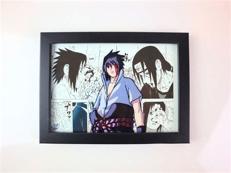 Uchiha Sasuke Custom Glass Painting Sm Artprojects