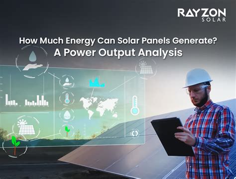 how much energy can solar panels generate power output analysis
