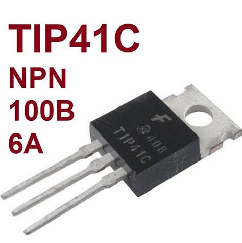 Транзистор TIP41C NPN 100В 6А TO 220 TIP41 ID 1204382697 ціна 7 50 купити на Prom ua