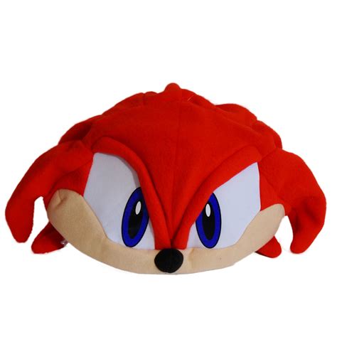 Sonic The Hedgehog Knuckles Fleece Cosplay Cap Circle Red