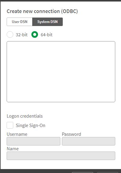 Unable To Find Odbc Connections Qlik Community 2473891