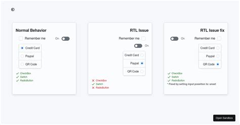 Rtl Position Unset Codesandbox
