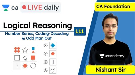 logical reasoning l11 number series coding and decoding and odd man