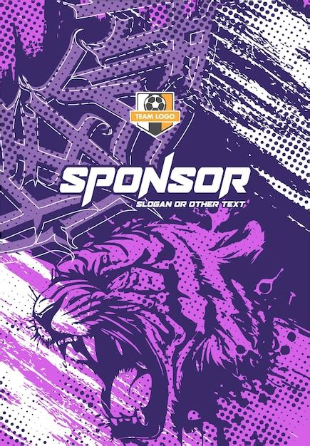 Desain Kaus Olahraga Siap Cetak Kaus Sepak Bola Untuk Sublimasi Vektor Premium