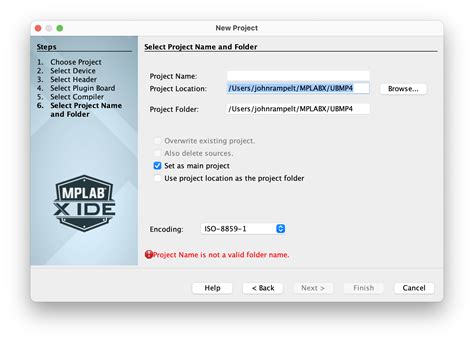 How To Create A New Microchip Mplab X Ide Programming Project — Mirobo
