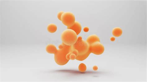 3d loop animation liquid blobs stock video video of metaball blob