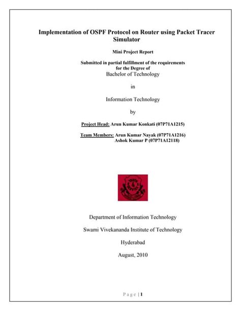 Link State Routing Protocol Pptx