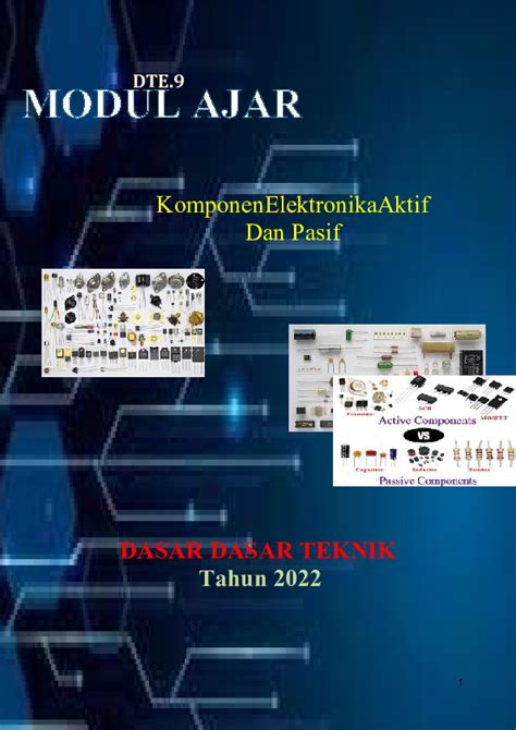 Doc Modul Ajar Dte9 Komponen Elektronika Aktif Dan Pasif