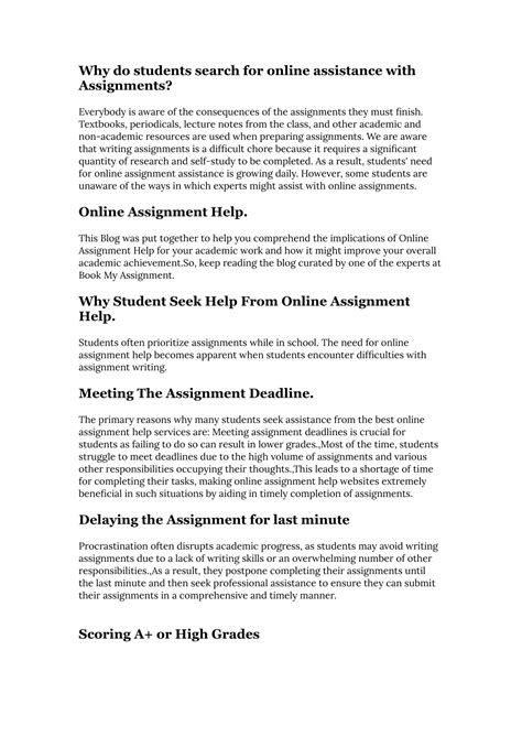 Ppt Online Assignment Help By Book My Assignment Docx Powerpoint Presentation Id 13451659