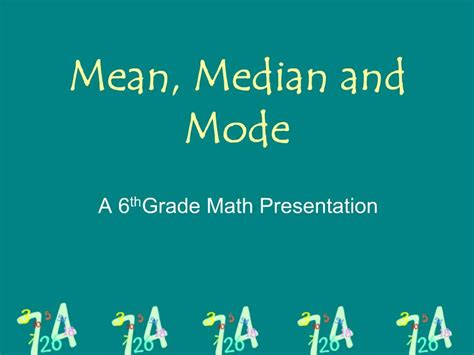 PPT Mean Median And Mode PowerPoint Presentation Free Download ID 512085