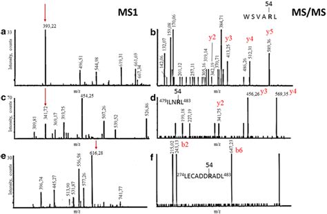 Nano Hplc Esi Ms Of The Pepsin Peptides Of Bsa With Mgo Incubated At Ph