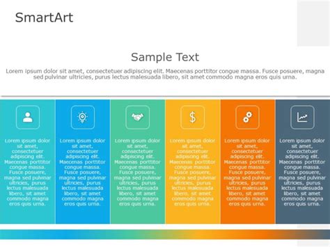 Smartart List Table 5 Steps