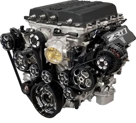 Wegner 8 Rib Serpentine Drive System For Lt5 6 2l Using Oe 2 65 Eaton Supercharger Alternator