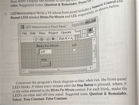 Solved Please Do This Problem On LabView And Show Both The Chegg Com